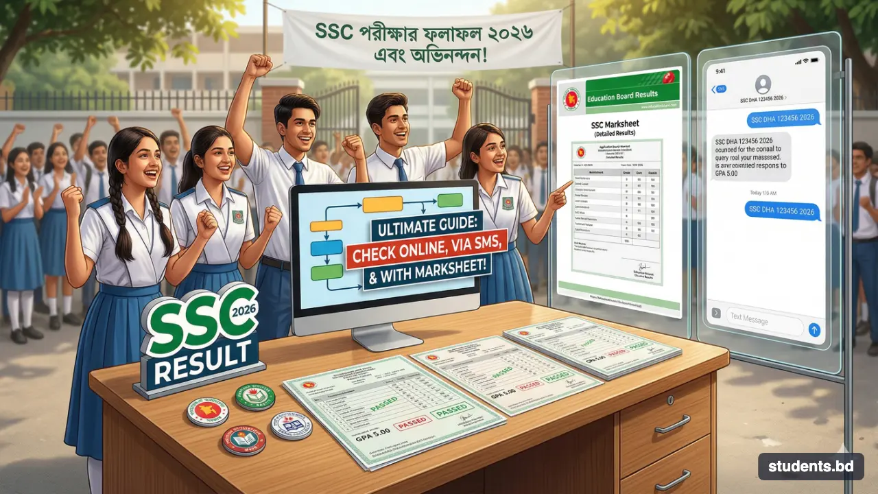SSC Result 2026: How to Check Result with Marksheet