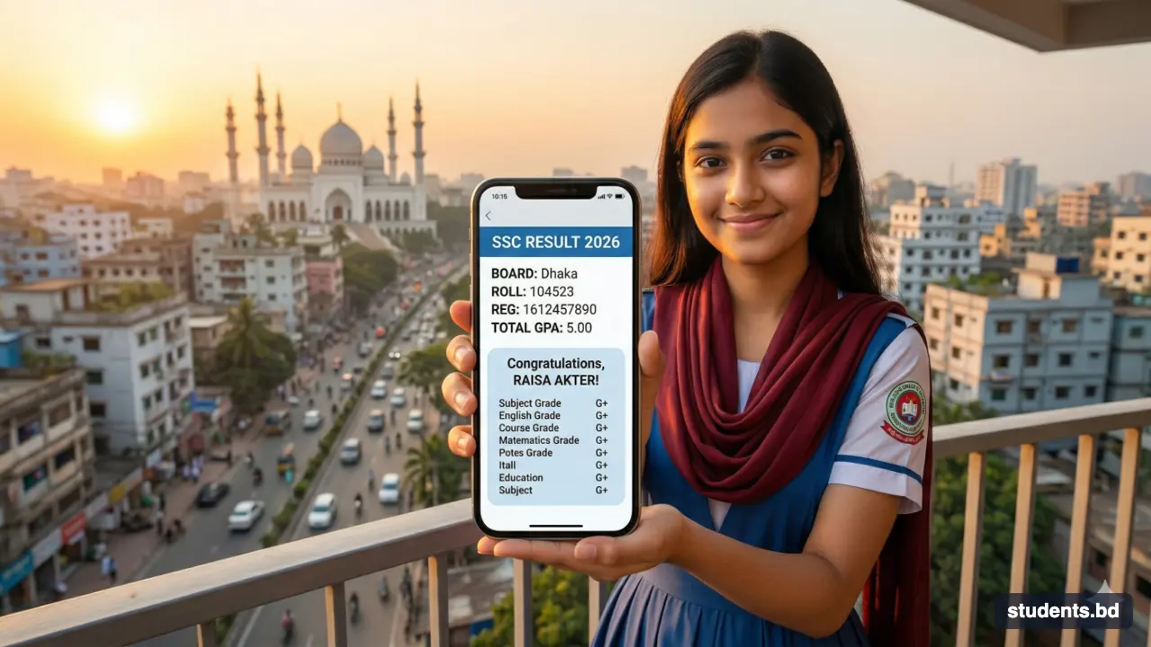 Dhaka Education Board SSC Result 2026 Download Marksheet